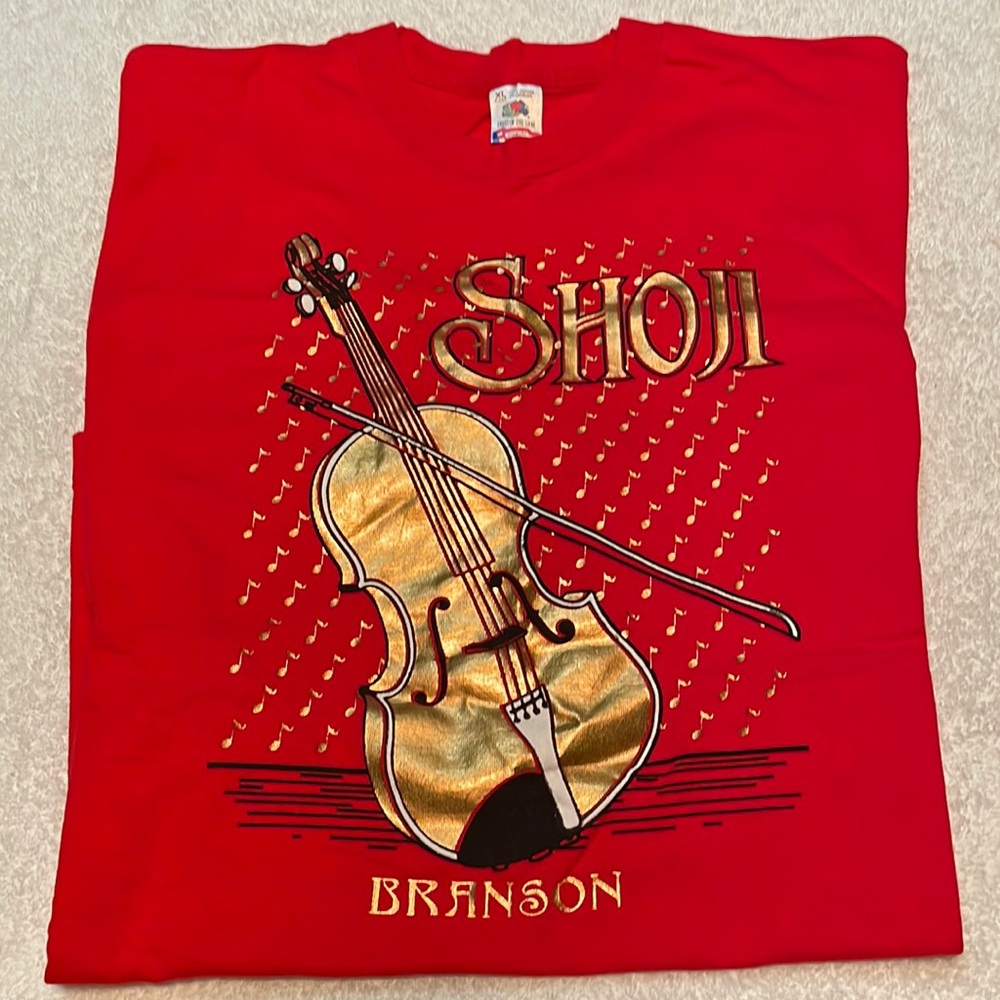 Vintage Graphic Tshirt. Shoji Tabuchi. Branson Mo.. - Gem